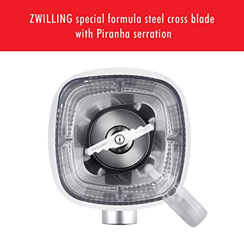 ZWILLING Enfinigy 60-oz Power Blender Jar with Cross Blade and Vacuum Lid - White