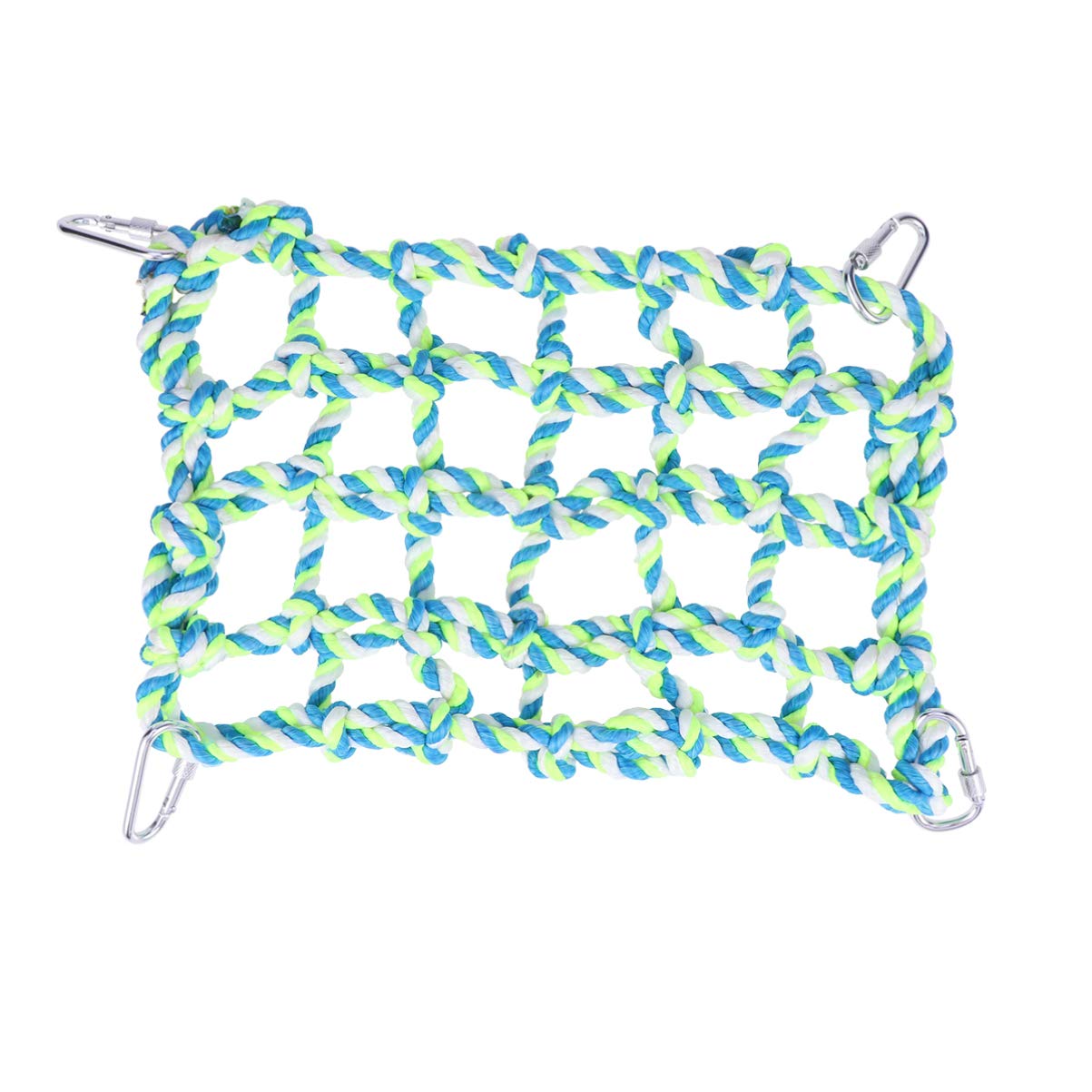 UEETEK Rat Ferret Climbing Rope Net Pet Bed Small Animal Activity Toy for Hamster Parrot
