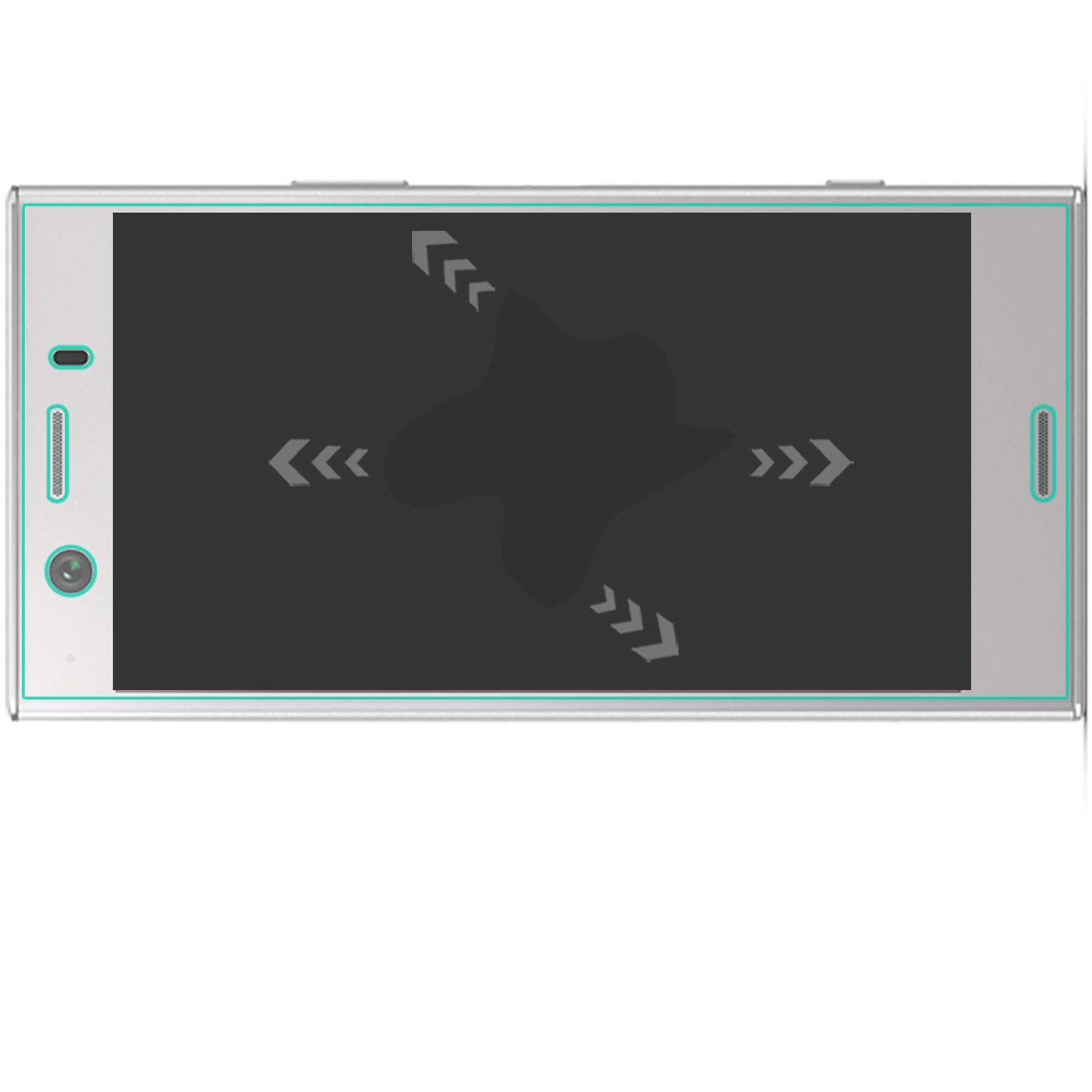 Mr.Shield [3-PACK] Designed For Sony Xperia XZ1 Compact [Tempered Glass] Screen Protector [0.3mm Ultra Thin 9H Hardness 2.5D Round Edge] with Lifetime Replacement