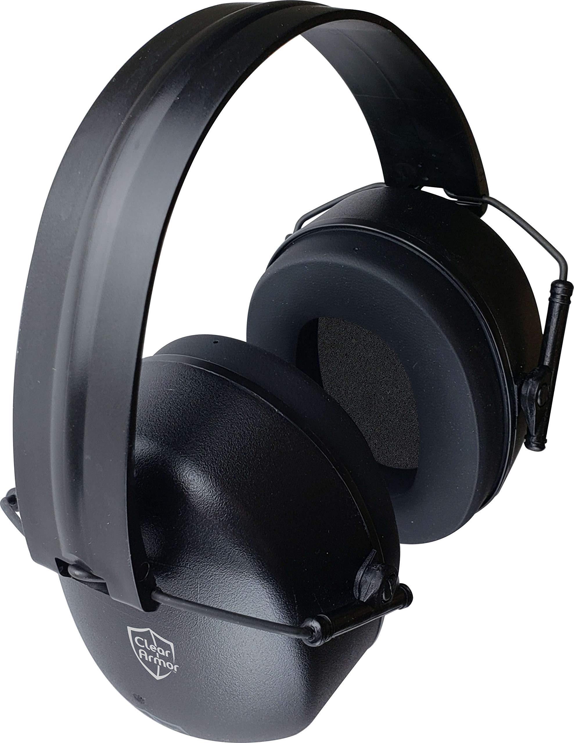 ClearArmor 2 Pack - Safety Shooting Ear Muffs Hearing Ear Protection - 31.5 dB SNR Noise Reduction - Comfortable Earmuffs that Work for Hunting, Gun Range, Mowing