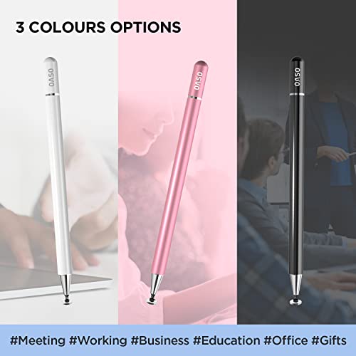 OASO Stylus Pen for Touch Screens, Disc Tip & Magnet Cap Styli Pencil Compatible with Apple iPad pro/iPad 6/7/8/9/iPhone/Samsung Galaxy Tab A7/S7/Fire HD 7/8/10 Plus Tablet/All Touch Devices