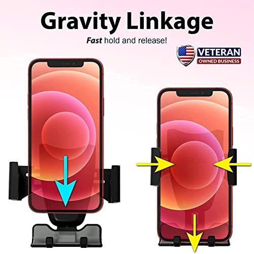 2-in-1 Phone Holder & Headphones Holder Mount for Home and Office Only by GadgetRest, Gravity Phone Mount, Fits All iPhones (Except iPhone 4),Fits All Samsung Galaxy Phones & Many More!