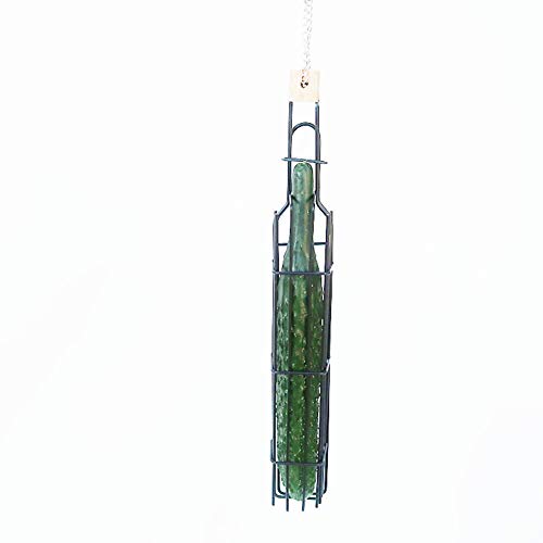 Bird Food Holder Parrot Feeders,Hanging Bird Foraging Toy Fruit Vegetable Storage Basket,Bird Treat Skewer Stick Holder,Small Animals Outside Feeding Tool Chews Toys for Parakeets Conures Cockatiels