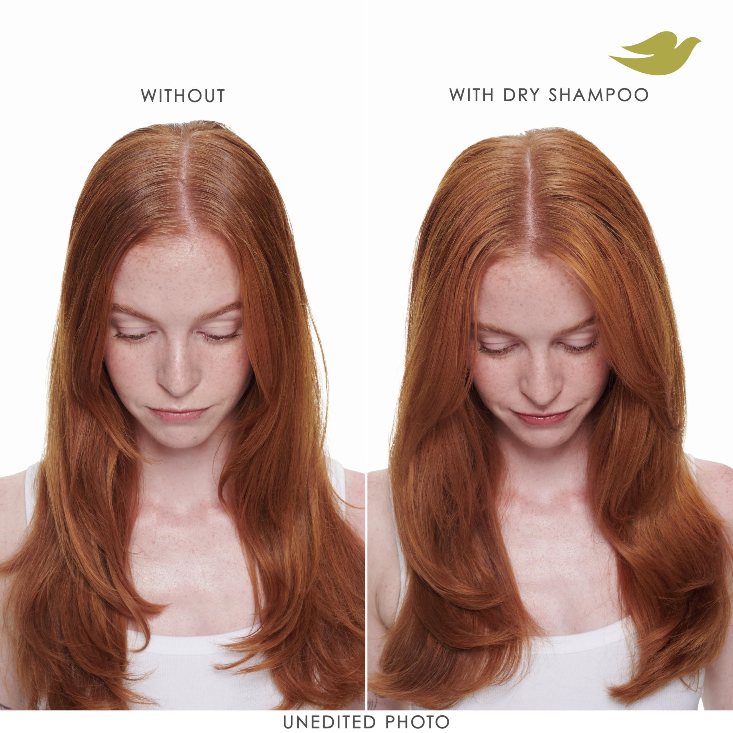 Dove Advanced Dry Shampoo Volume & Fullness Refresh & Revive Flat Hair Without Water for 2 Days of Freshness & Bounce 1.15 oz
