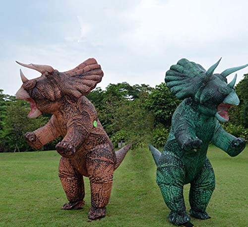 Cleacloud Mini Blower Fan for Dinosaur Costume,Green Upgrade Inflatable Costume Fans Replacement Blow up Blower Potable USB Air Pump