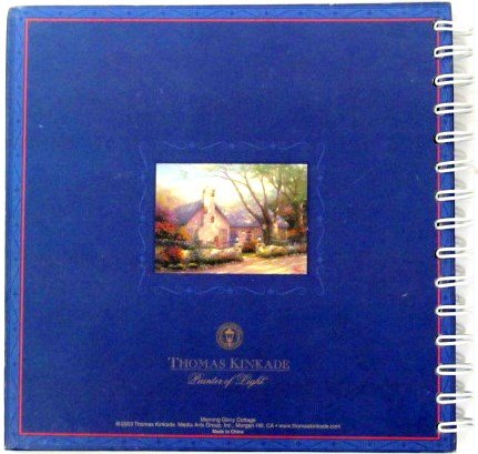 Thomas Kincaid"Morning Glory Cottage" Address Book 8"X 8"