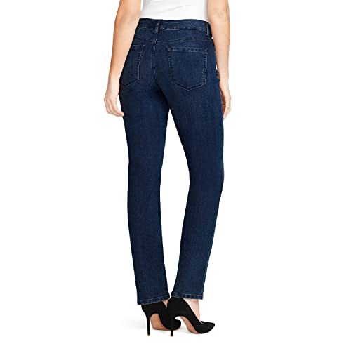 Bandolino Women's Mandie Signature Fit 5 High Rise Jean Regular, Nightfall, 16
