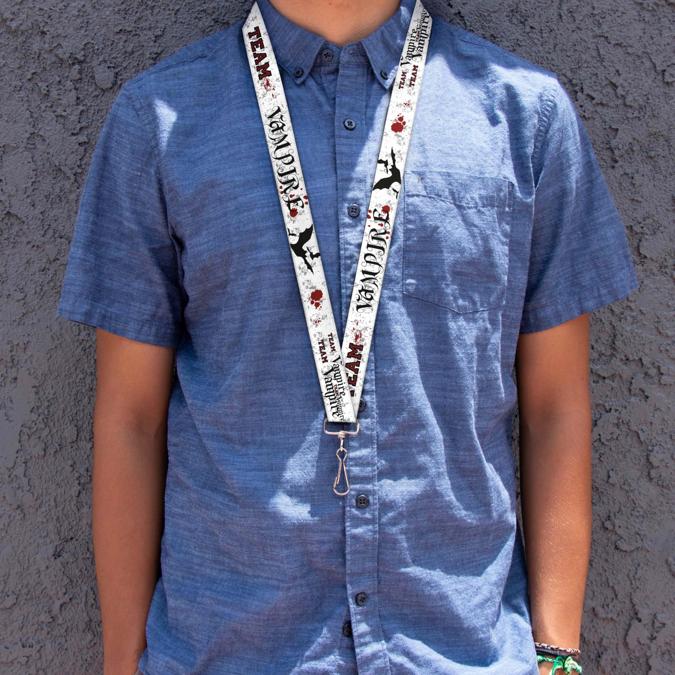 Buckle-Down Lanyard Team Vampire, Multicolor,22" x 1", LY-1.0-W32055