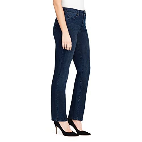 Bandolino Women's Mandie Signature Fit 5 High Rise Jean Regular, Nightfall, 10