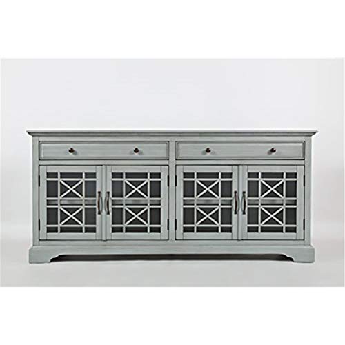 Craftsman 70" Media Unit, 70"W X 19"D X 32"H, Earl Grey Finish, (Set of 1) (375-9)