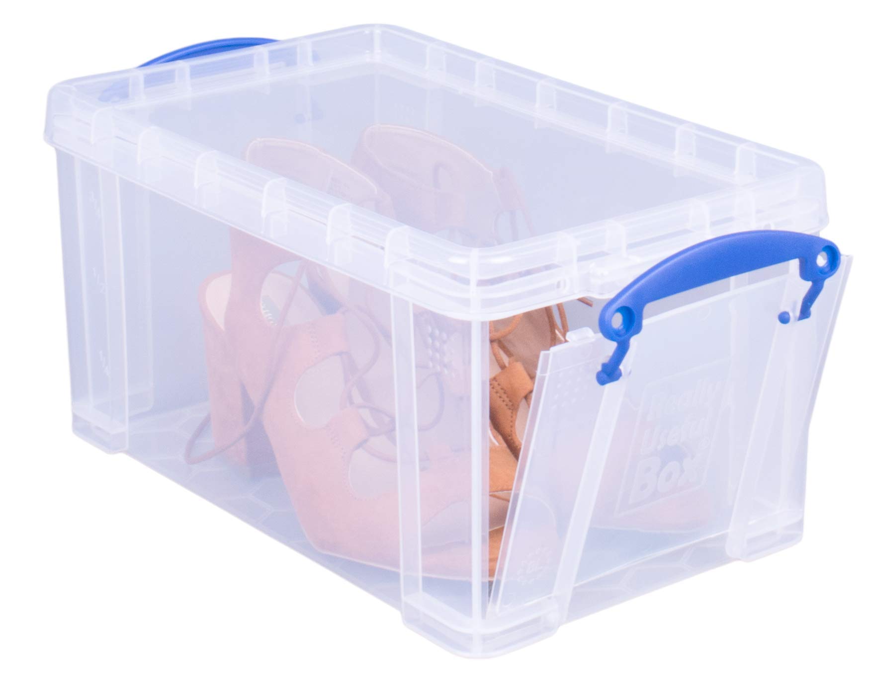 Really Useful Plastic Storage Box 8 Litre Open Fronted Box Clear
