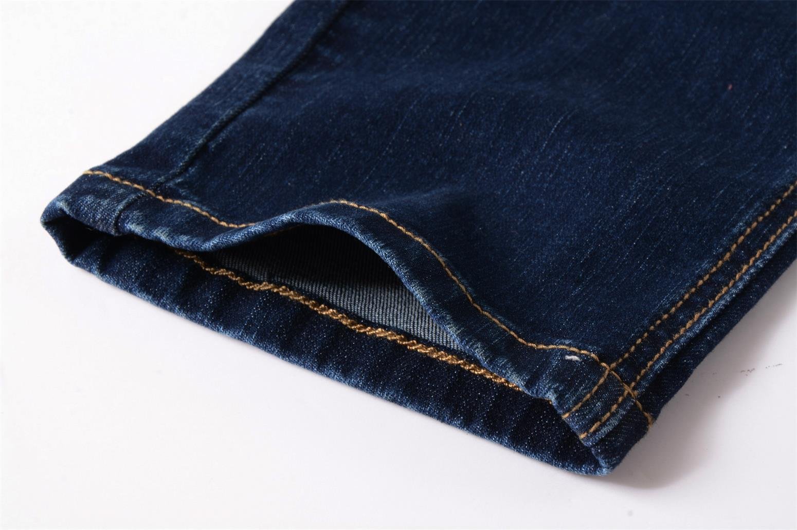 ZLZ Blue Ripped Distressed Jeans for Men Slim Fit, Men's Fashion Design Destroyed Jeans Pants with Holes Stretch Fit Size 34