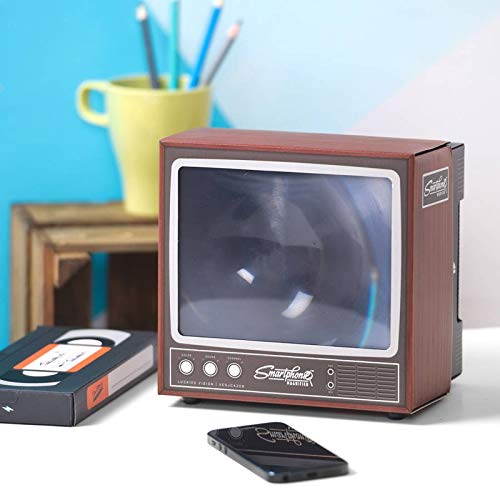 Weiwu Screen Magnifier Retro TV Shaped 3D Amplifier Enlarged Video Picture from Mobile Phone