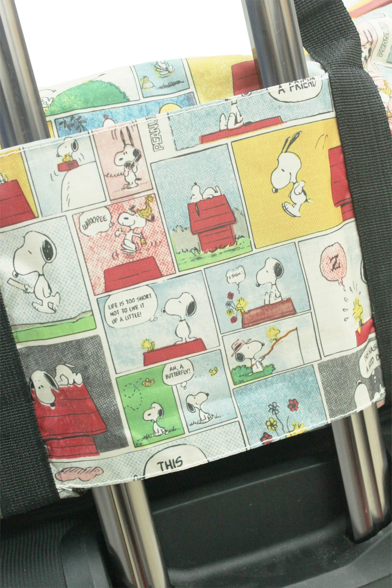 White Dog Foldable Easy-to-carry Travel Bag for airplanes with adjustable strap - Random Color