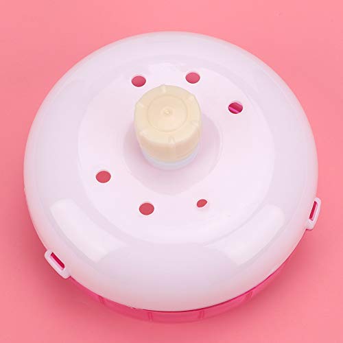 Fockety Hamster Toy, Sturdy Plastic Material Detachable Bracket Lightweight Hamster Wheel, for Guinea Pig(Pink)