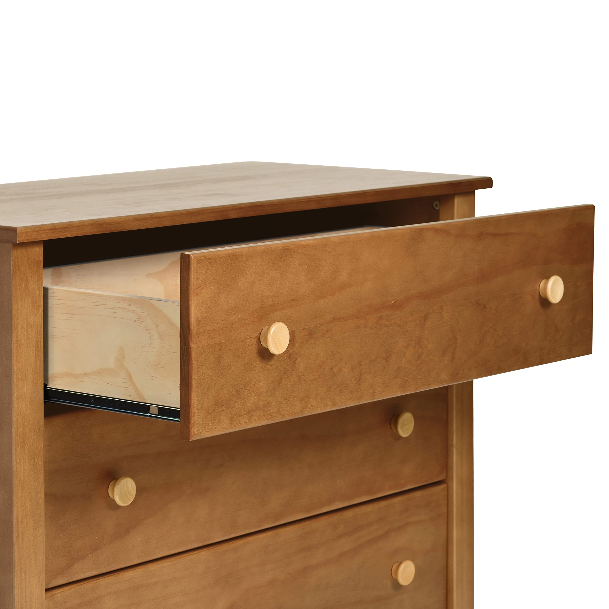 Babyletto Sprout 3-Drawer Changer Dresser with Removable Changing Tray in Chestnut and Natural, Greenguard Gold Certified