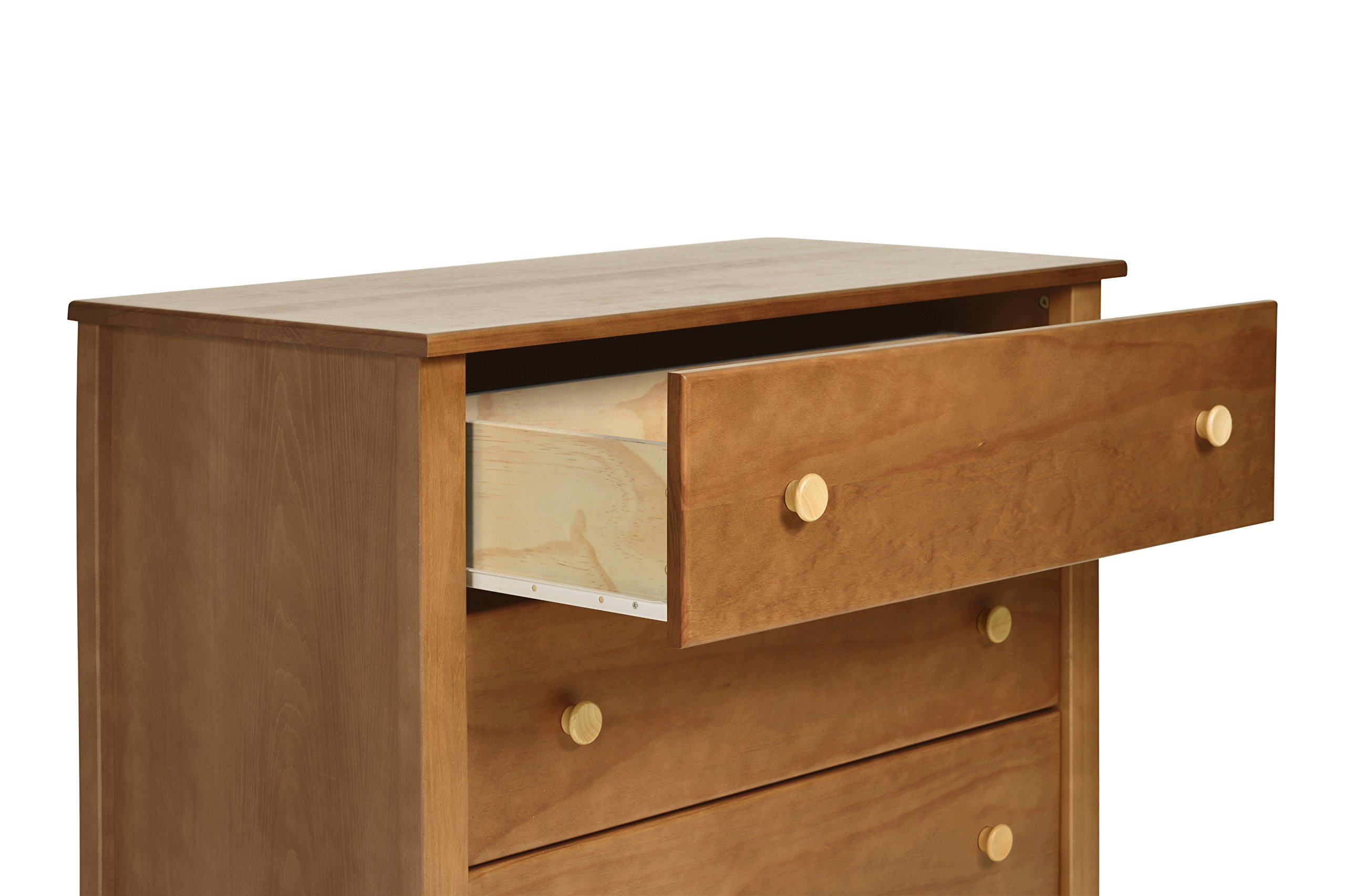 Babyletto Sprout 3-Drawer Changer Dresser with Removable Changing Tray in Chestnut and Natural, Greenguard Gold Certified