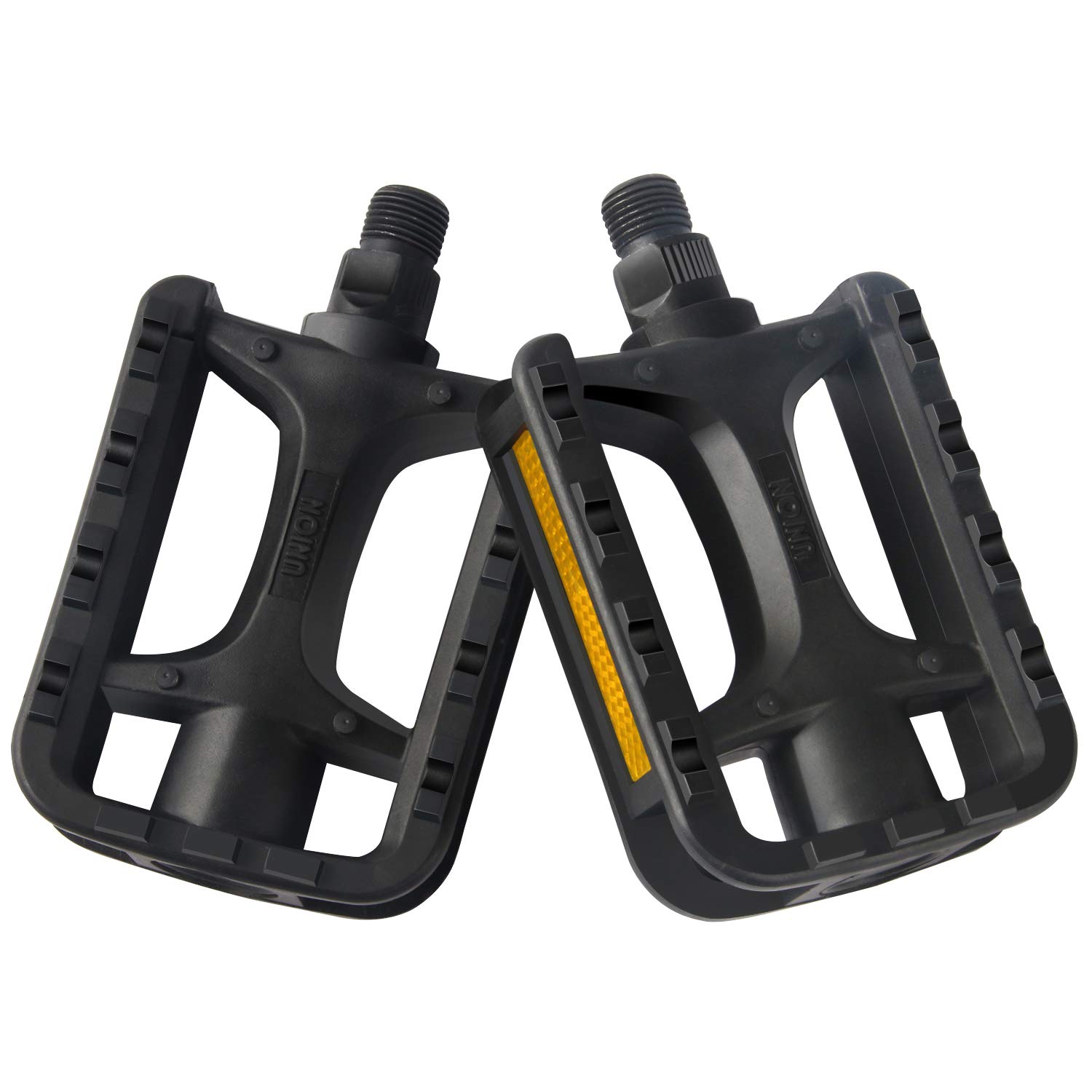 Bicycle Pedals, Mountain Bike Pedals Lightweight Bike Pedals for MTB BMX Pedal, Nylon Fiber Anti-Skid Pedals 9/16 Inch Spindle Road Bike Pedals Bicycle Platform Pedals