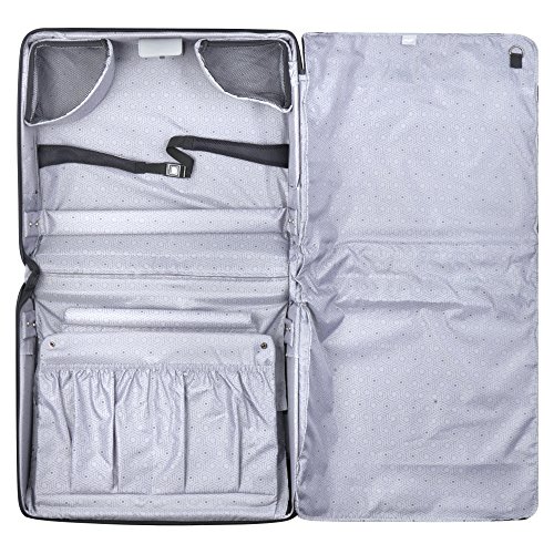 DELSEY PARIS Sky Max Softside Luggage Wheeled Garment Travel Bag, Black, One Size