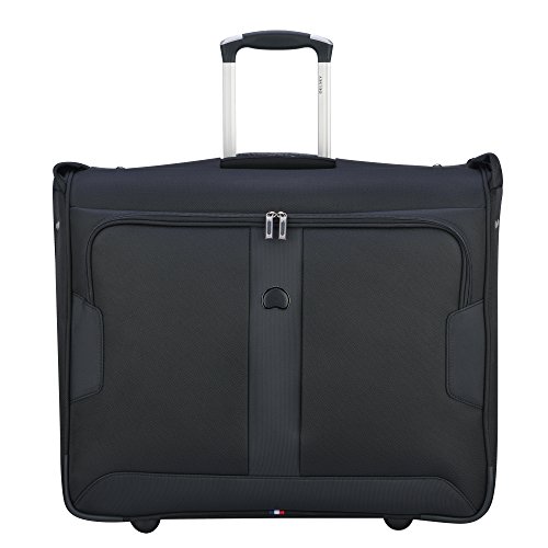 DELSEY PARIS Sky Max Softside Luggage Wheeled Garment Travel Bag, Black, One Size