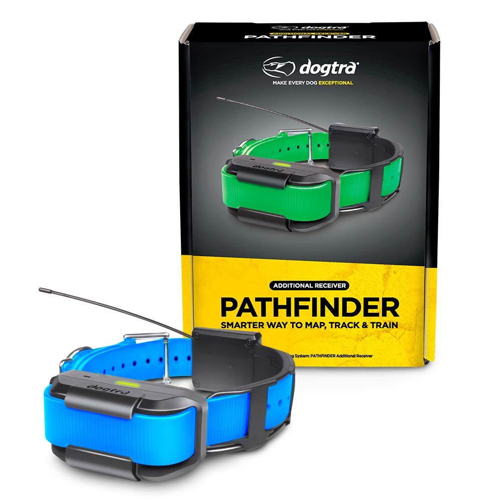 Dogtra Pathfinder Additional Receiver 9-Mile 21-Dog Expandable Waterproof Smartphone GPS Tracking & Training E-Collar with 2-Second Update Rate, No Subscription Fee, Free Satellite Map