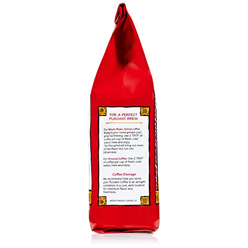 Puroast Low Acid Coffee Whole Bean | Vanilla Caramel Kahlua Whole Bean | Medium Roast | High Antioxidants & High pH |No Bitter Aftertaste | Reduced Heartburn & GERD | Suitable for Cold Brew - 12 oz