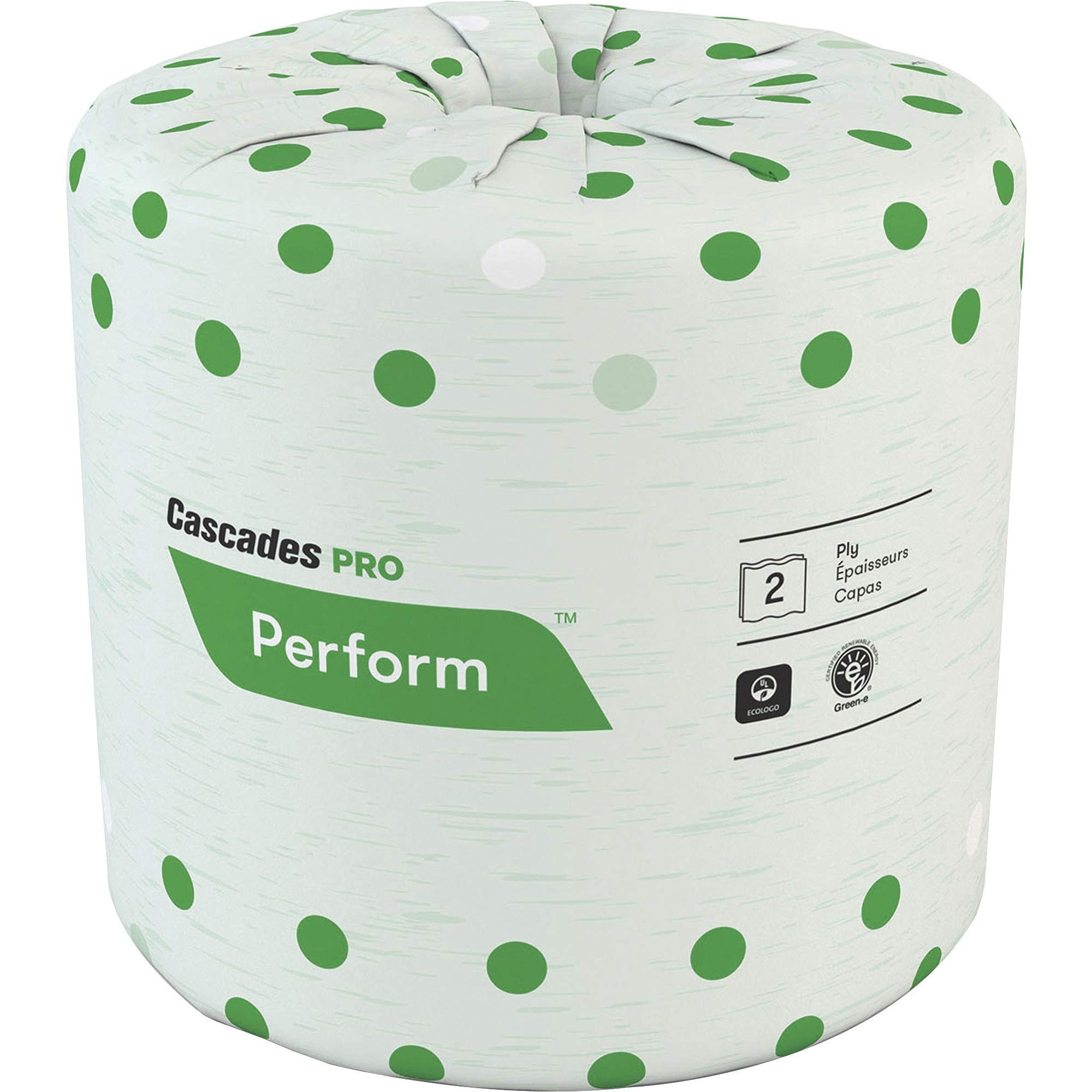 Cascades PRO Standard Toilet Paper, 336 Sheets Bathroom Tissue, 4" x 3.50", White