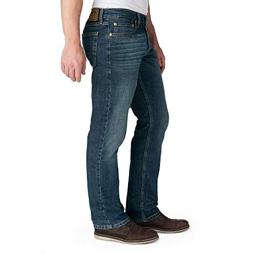 Levi Strauss Signature Gold Men's Big & Tall Straight Fit Jeans, Bigfoot, 50W x 32L