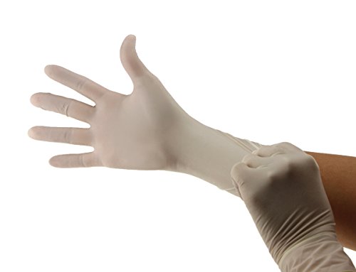 Cranberry USA Cranberry Sigma Latex Exam Gloves, Case of 1000, X-Small, 4.5 Mil