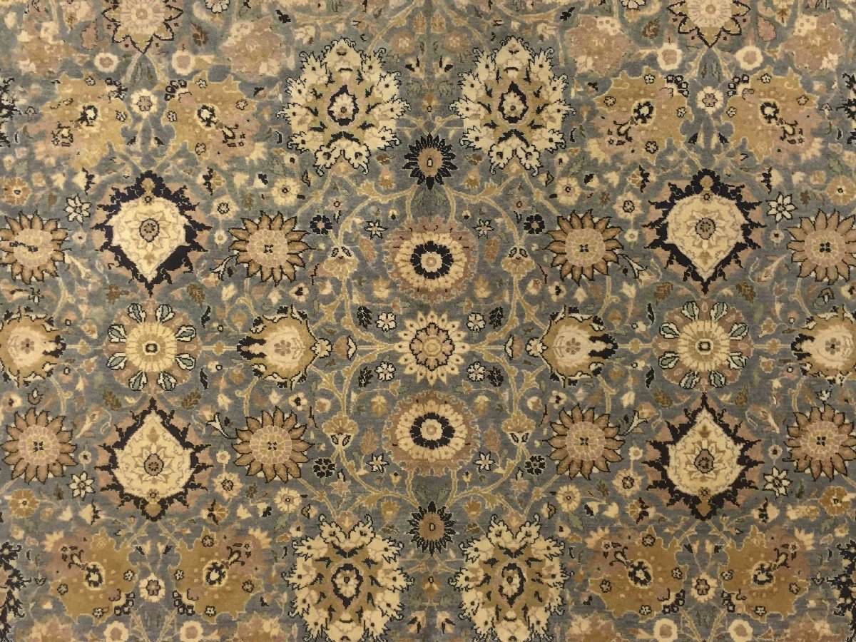 Noori Rug Hand Knotted Area Rug 8'1" x 10'4" Gray/Gold