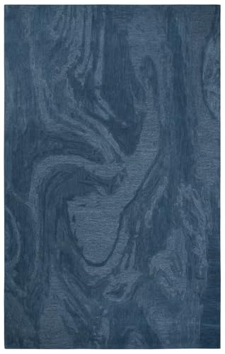 Rizzy Home | FA179B | Fifth Avenue Collection | Wool Area Rug | 8' x 10' | Blue/Gray/Rust/Blue Abstract