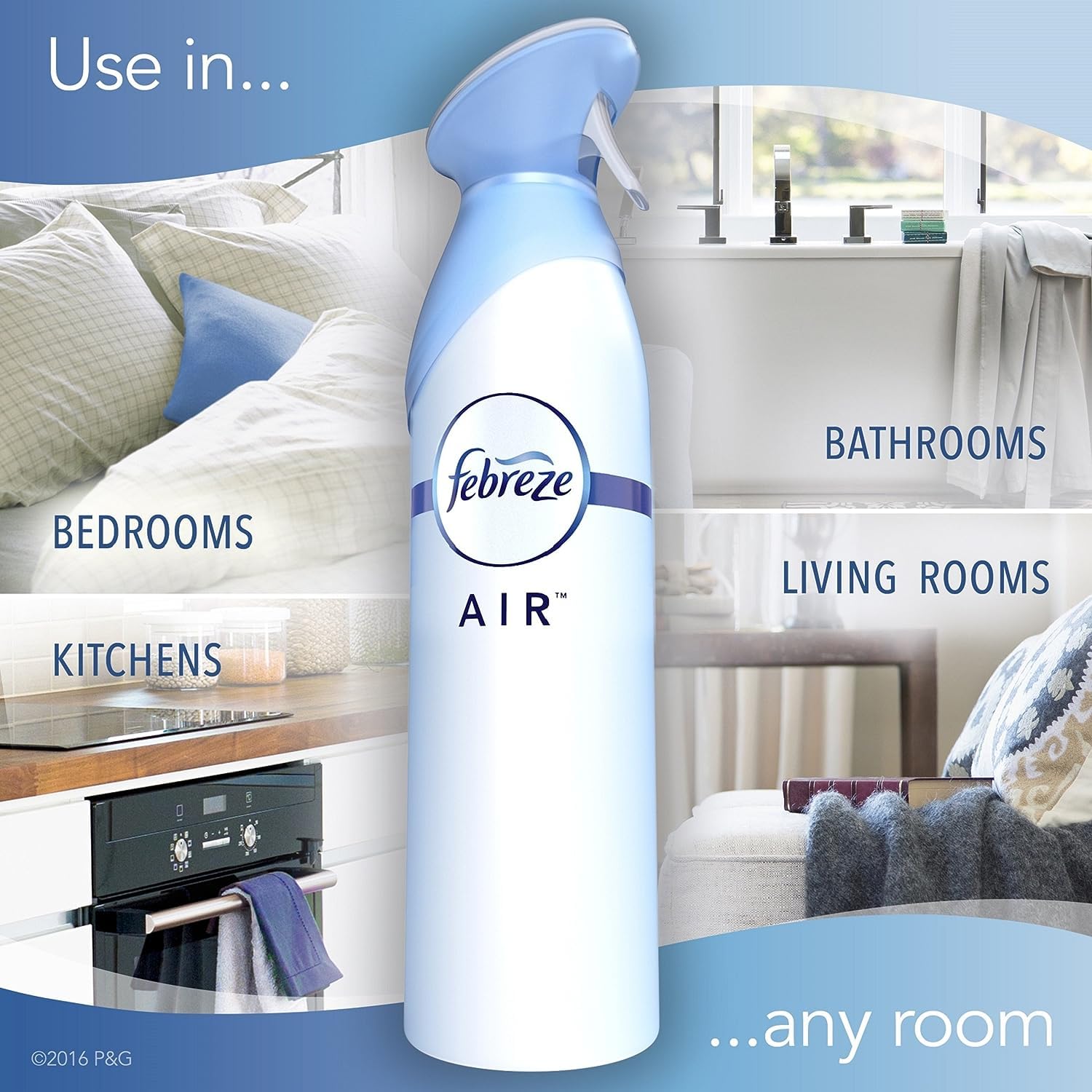 Febreze AIR Effects Air Freshener with Gain Original Scent (1 Count, 8.8 oz), Blue