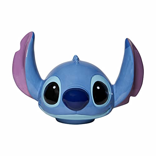 Enesco Disney Ceramics Lilo and Stitch Holding Doll Sculpted Cookie Jar Canister, 11 Inch, Multicolor