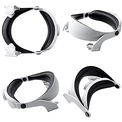 HUAYUWA Virtual Reality Relieve Pressure Head Strap Fit for Oculus Quest 2 VR Glasses Accessories