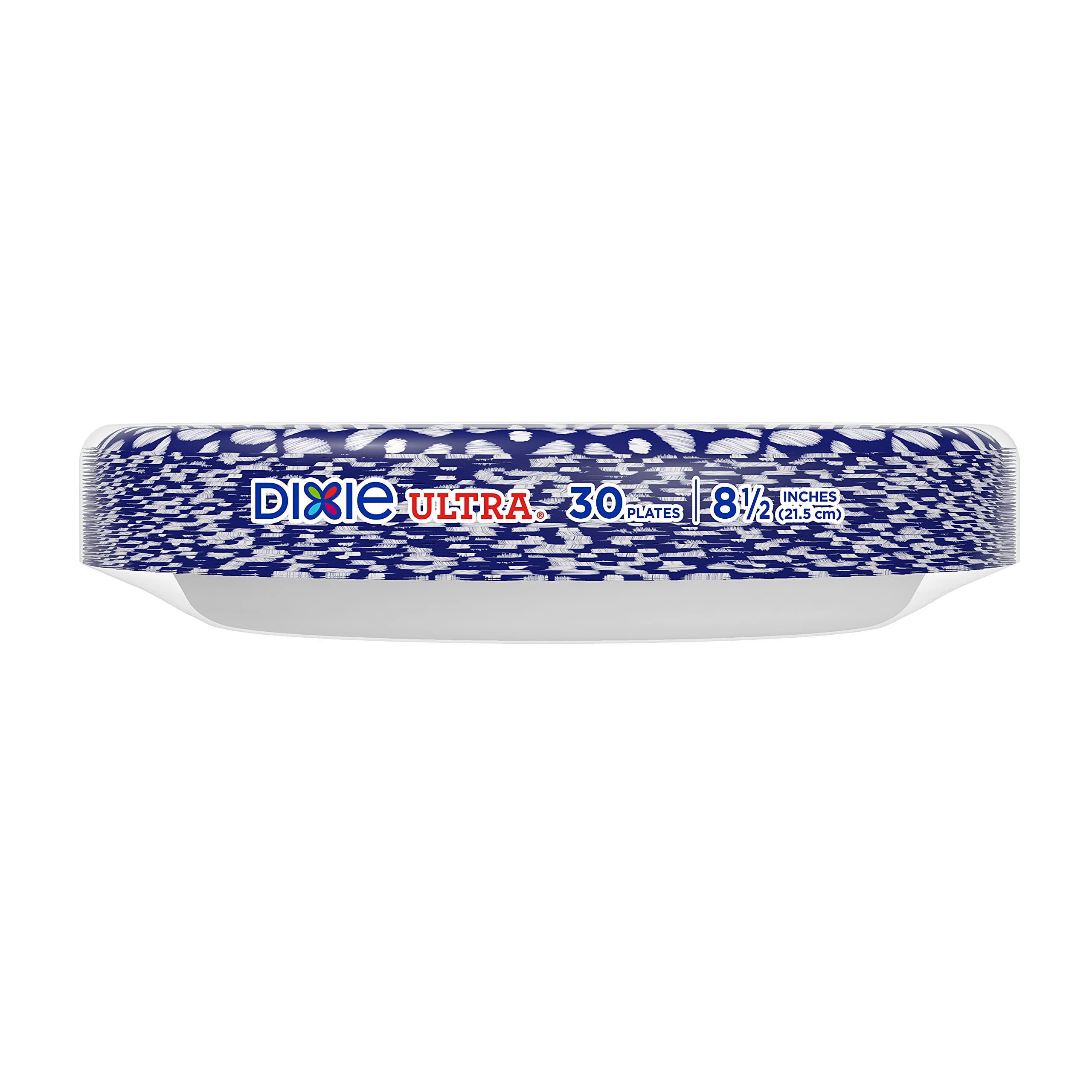 Dixie Ultra Disposable Paper Plates, 8 ½ inch, Lunch or Light Dinner Size Printed Disposable Plates, 300 count (10 Packs of 30 Plates), Packaging and Design May Vary