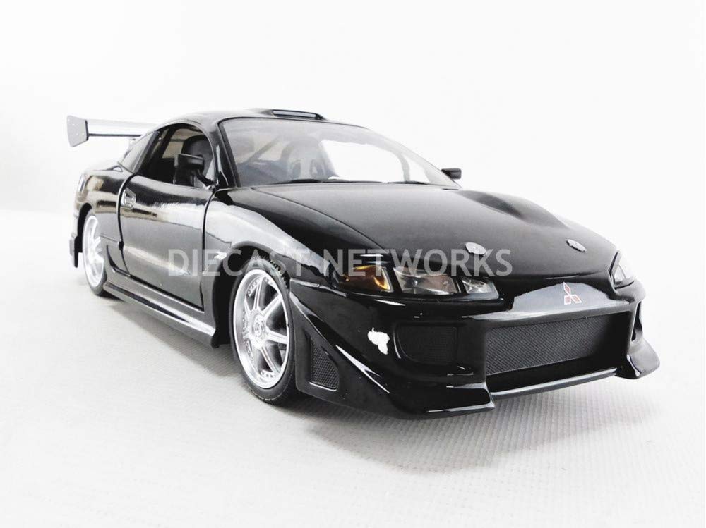 Greenlight Artisan Collection 19040 1995 Mitsubishi Eclipse Black 1:18 Scale