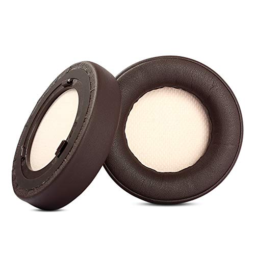 YunYiYi Replacement Ear Cushion Ear Cups Compatible with Corsair Virtuoso RGB Wireless SE Gaming Headset Memory Foam Ear Cover Repair Parts (Brown/Plastic Ring)