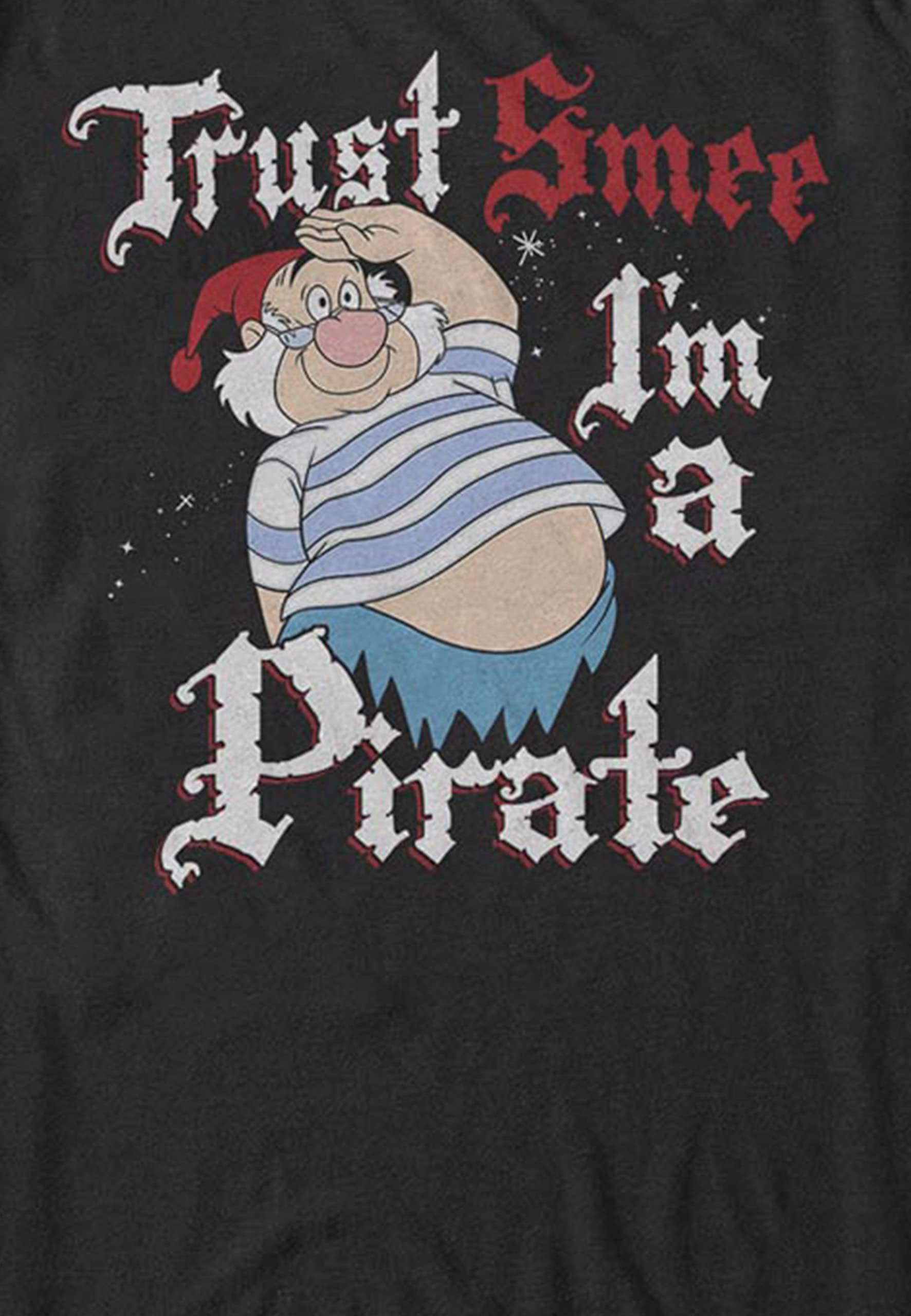 Disney mens Peter Pan Tinkerbell Trust Smee I'm a Pirate Graphic T-shirt T Shirt, Black, 5X-Large US