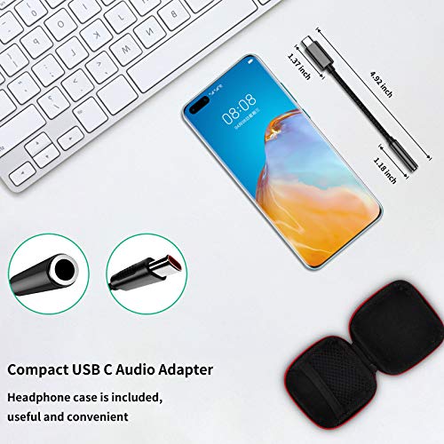 COOYA USB C to 3.5mm Audio Jack for Samsung S20 FE S21 S22 5G OnePlus 8T Headphone Adapter USB C to Aux Dongle Stereo Earphone Connector for iPad Air 4 iPad Pro Google Pixel 5 6 Galaxy Note 20 Z Flip3