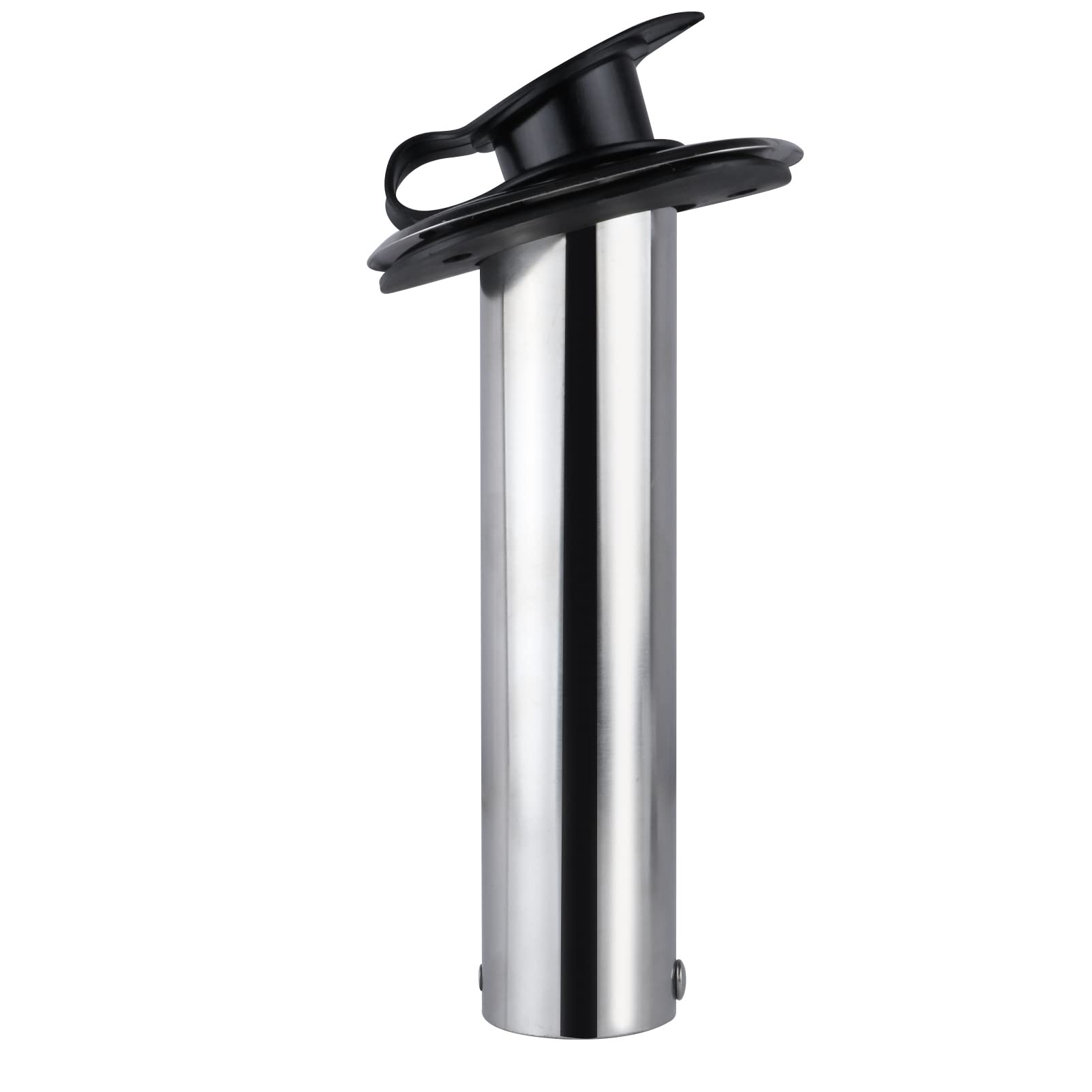 HOFFEN 2PCS STAINLESS STEEL FISHING ROD HOLDER 9" Flush Mount with UV PVC Liner( 30 Degree)