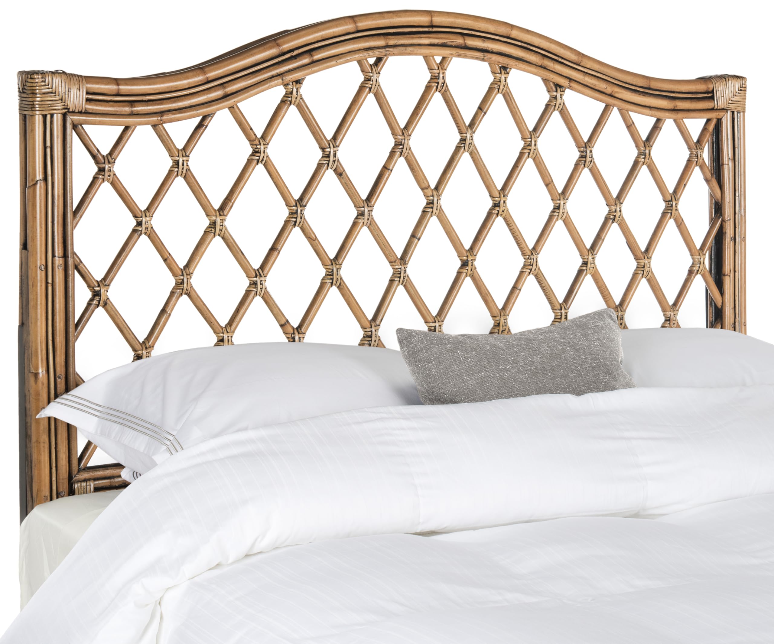 SAFAVIEH Home Collection Gabriella Brown & Multi Wicker Headboard, Full