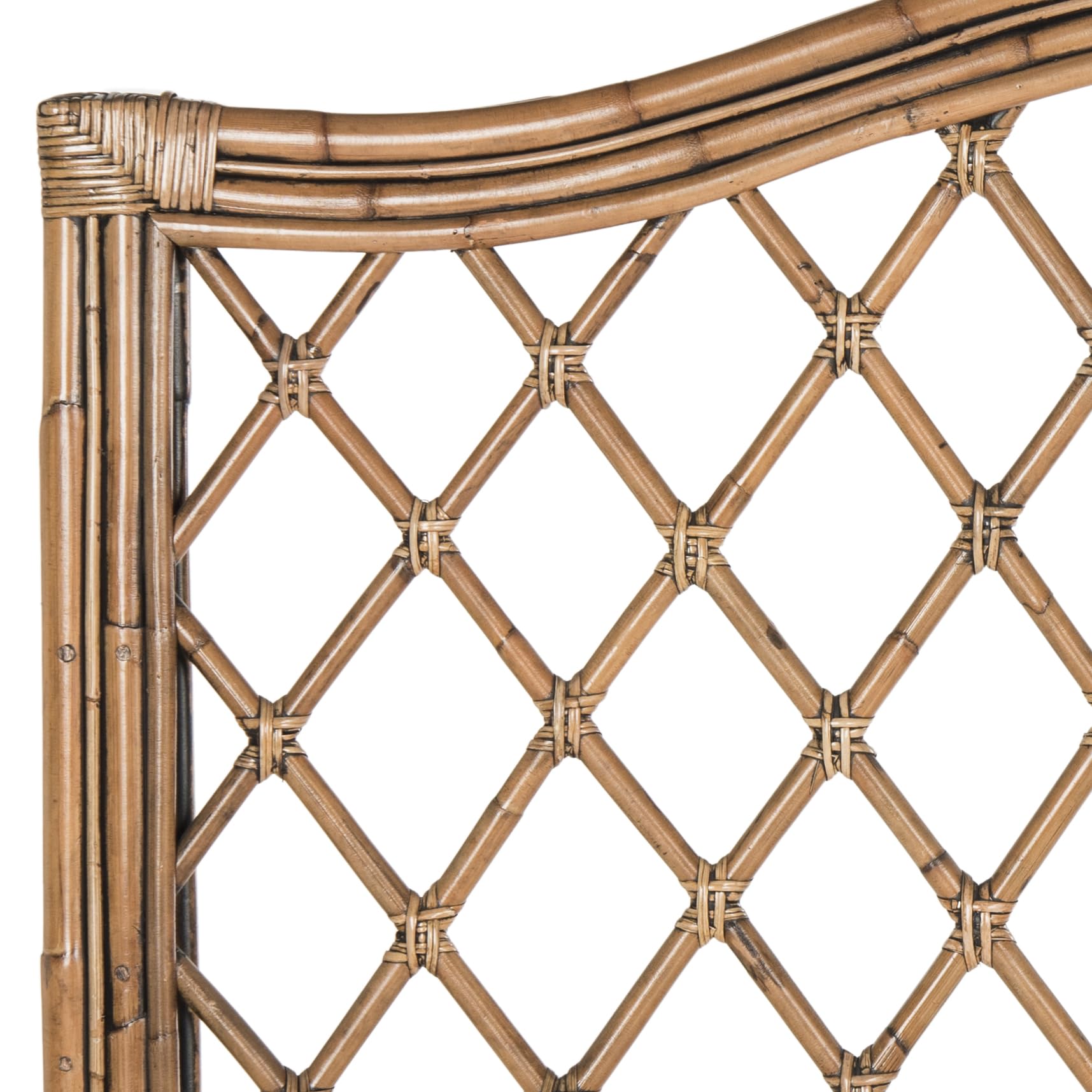 SAFAVIEH Home Collection Gabriella Brown & Multi Wicker Headboard, Full