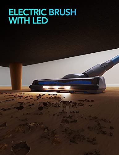 Greenote Cordless Vacuum Cleaner, 23000PA Stick Vacuum 4 in 1, 200W with Dual Digital Motor LED Headlights, 35 Mins Runtime, Handheld Lightweight Vacuum for Home Hard Floor Carpet Pet Car