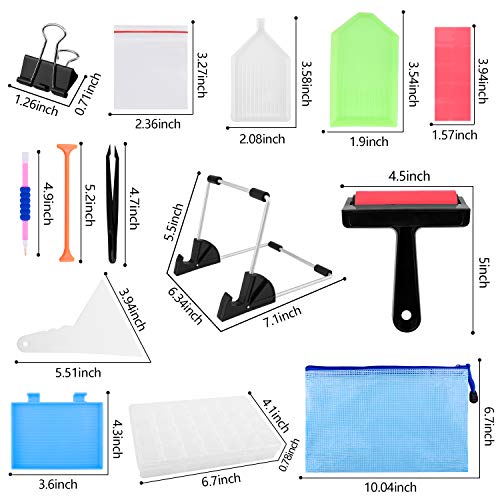 Ratukall 183PCS A4 Diamond Painting Light Pad Kit, Light Board for Diamond Painting Accessories, Tracing Light Box with 5D Painting Tools Set for Full Drill & Partial Drill 5D Diamond Art
