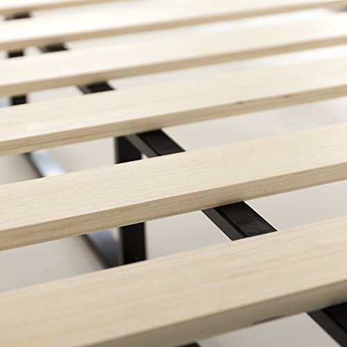 ZINUS Metal Box Spring with Wood Slats, 7.5 Inch Mattress Foundation, Sturdy Steel Structure, Easy Assembly, California King