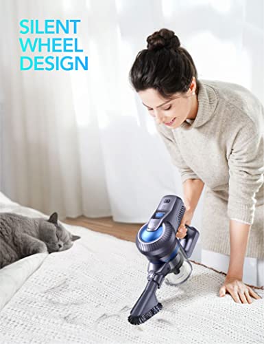 Greenote Cordless Vacuum Cleaner, 23000PA Stick Vacuum 4 in 1, 200W with Dual Digital Motor LED Headlights, 35 Mins Runtime, Handheld Lightweight Vacuum for Home Hard Floor Carpet Pet Car