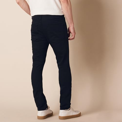 Amazon Essentials Men's Jeans, Skinny-Fit Comfort Stretch, 31W x 28L Black (Formerly Goodthreads)