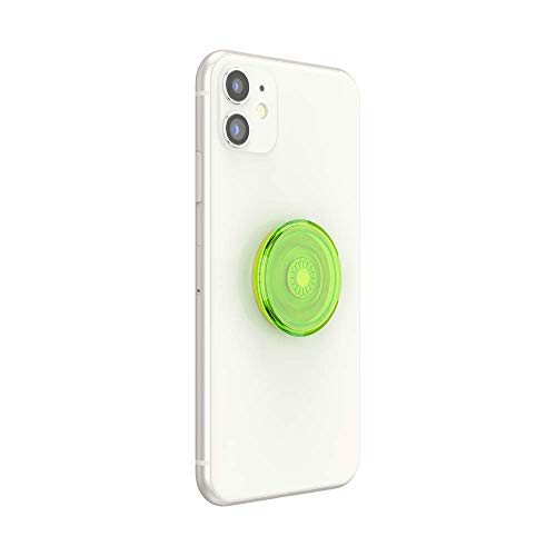 PopSockets PopTop (Top only. Base Sold Separately) Swappable Top for PopGrip Bases, PopGrip Slide, Otter+Pop & PopWallet+ - Neon Glow Blazing Lime