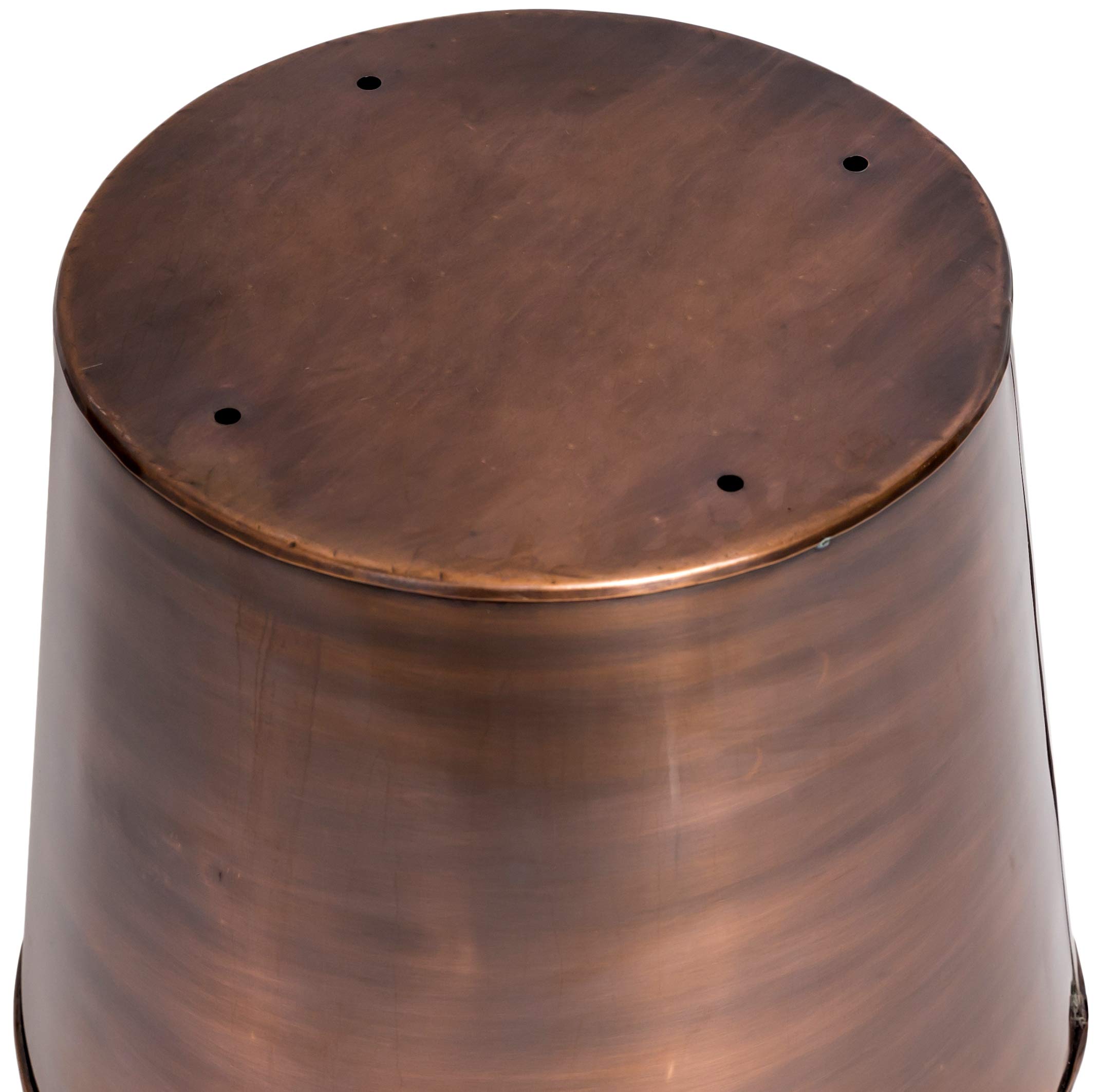 H Potter Large Tall Planter Pot Outdoor Indoor Copper Flower Decorative Weather Resistant Garden Deck Patio GAR568