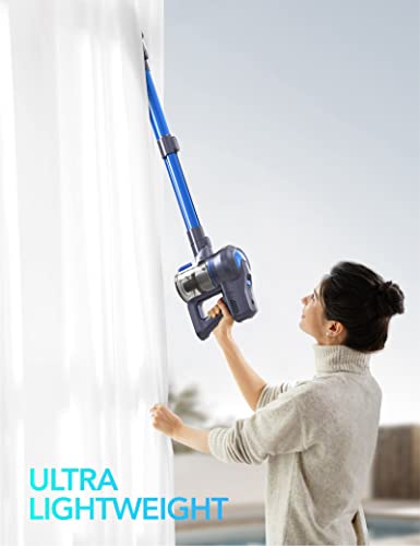 Greenote Cordless Vacuum Cleaner, 23000PA Stick Vacuum 4 in 1, 200W with Dual Digital Motor LED Headlights, 35 Mins Runtime, Handheld Lightweight Vacuum for Home Hard Floor Carpet Pet Car